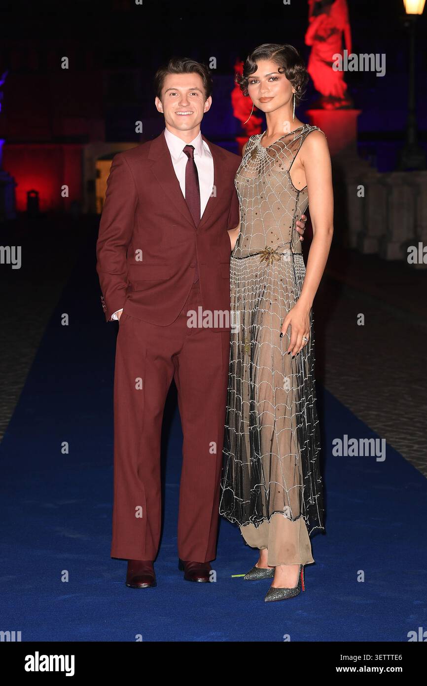 Tom Holland , Zendaya Italian Premiere of the movie -Spider-Man: Brand ...