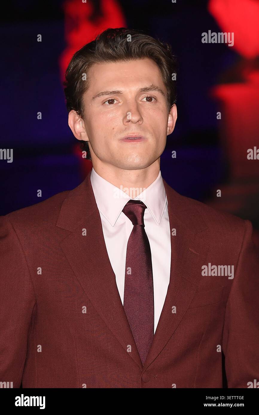 Tom Holland Italian Premiere of the movie -Spider-Man: Brand new day ...