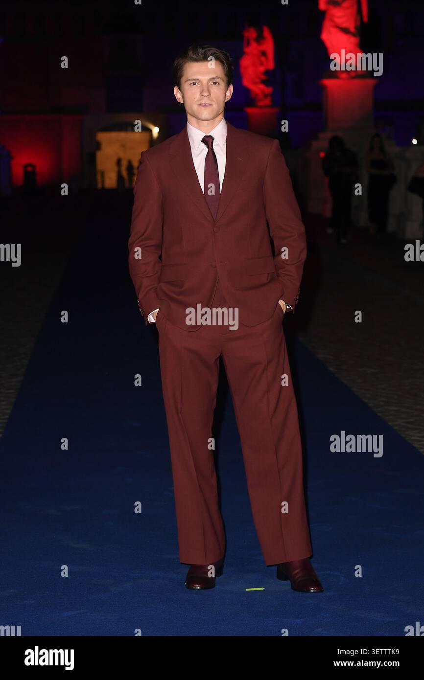 Tom Holland Italian Premiere of the movie -Spider-Man: Brand new day ...