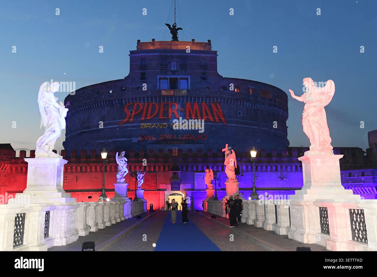 Italian Premiere of the movie -Spider-Man: Brand new day- Castel Sant ...