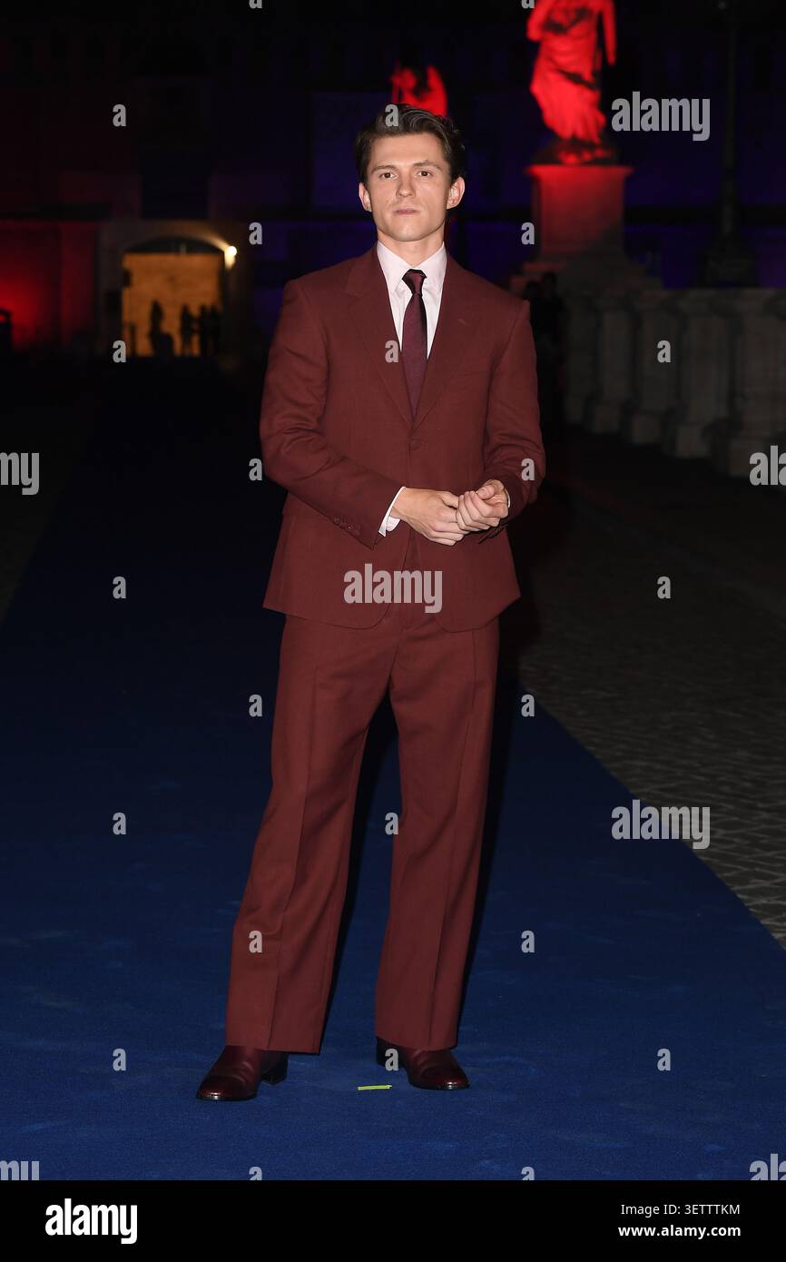 Tom Holland Italian Premiere of the movie -Spider-Man: Brand new day ...