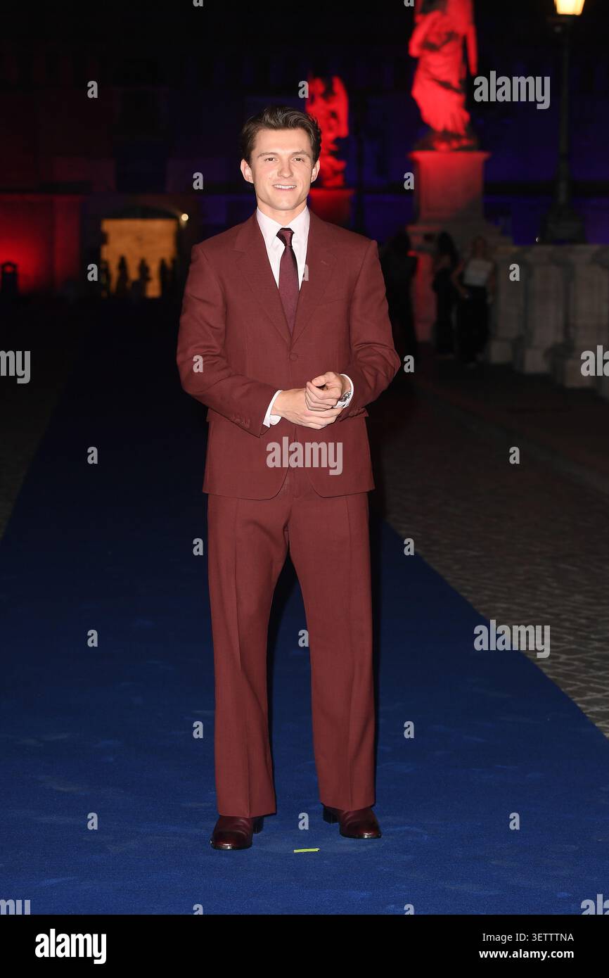 Tom Holland Italian Premiere of the movie -Spider-Man: Brand new day ...