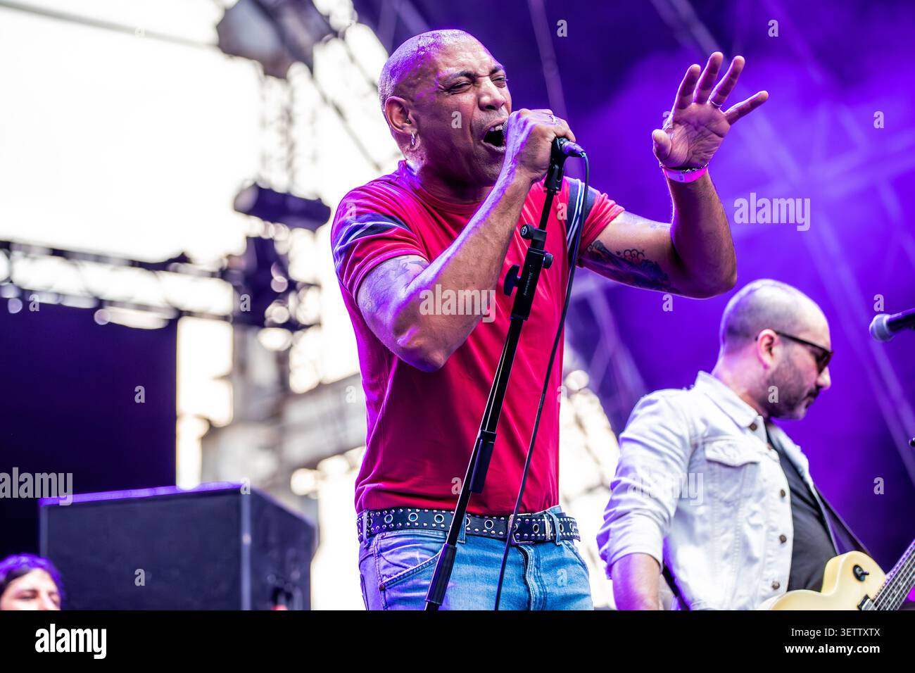 Milan Italy. 23th jun 2026. The Italian rock band GIUDA performs live ...