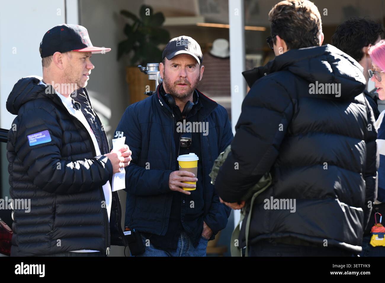 Australian writer and actor Adam Zwar is seen on a film and tv set on ...