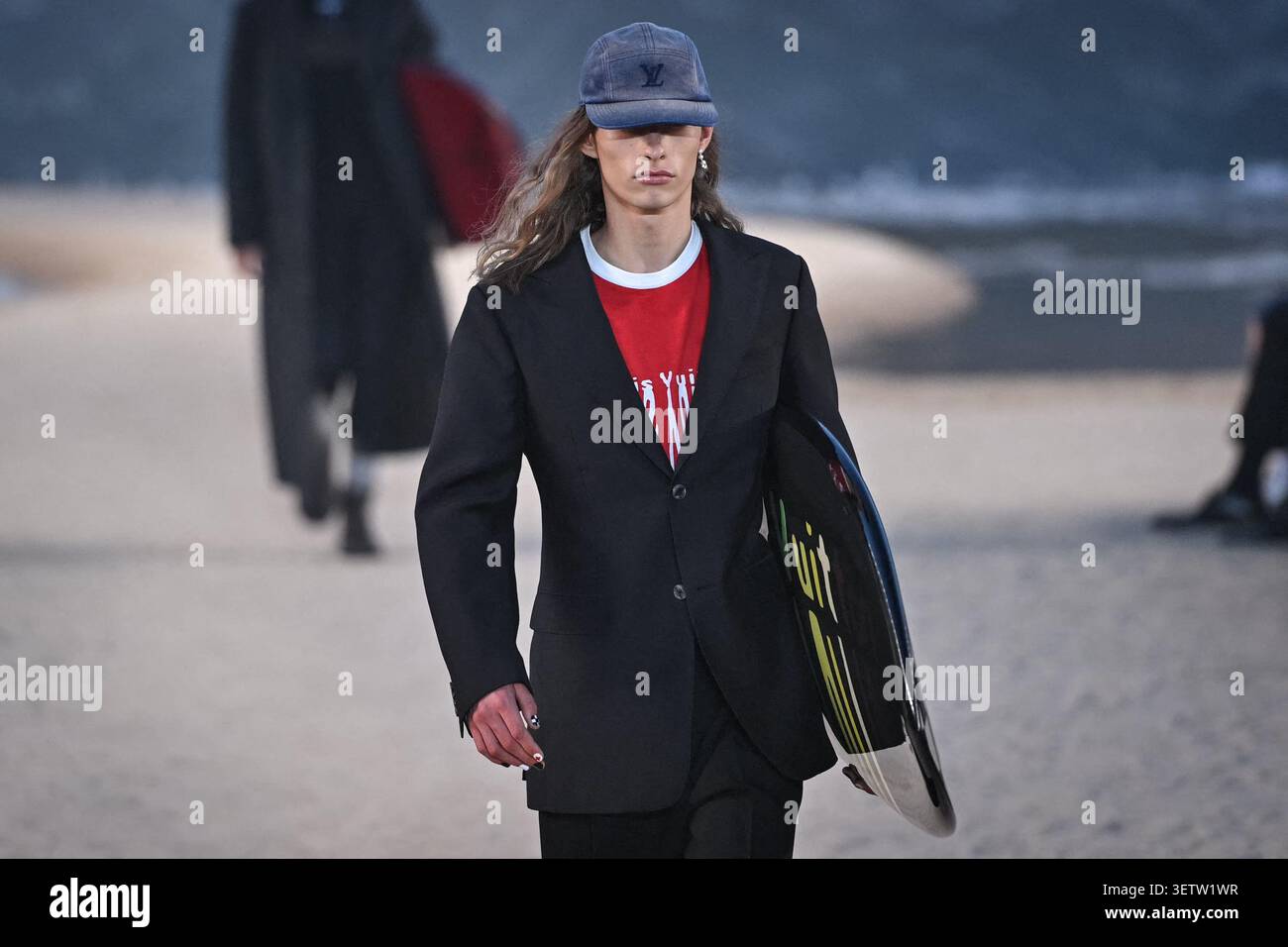 A model walks the runway the Spring/Summer 2027 collection by US ...