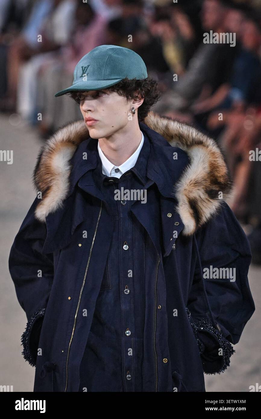 A model walks the runway the Spring/Summer 2027 collection by US ...