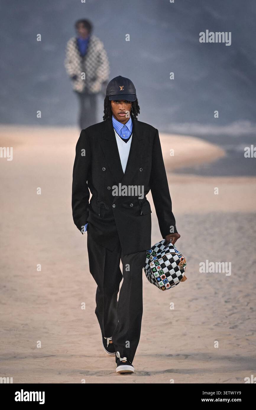 A model walks the runway the Spring/Summer 2027 collection by US ...