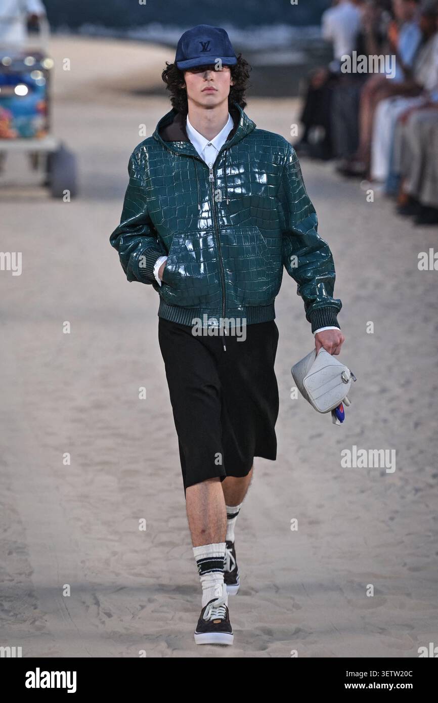 A model walks the runway the Spring/Summer 2027 collection by US ...