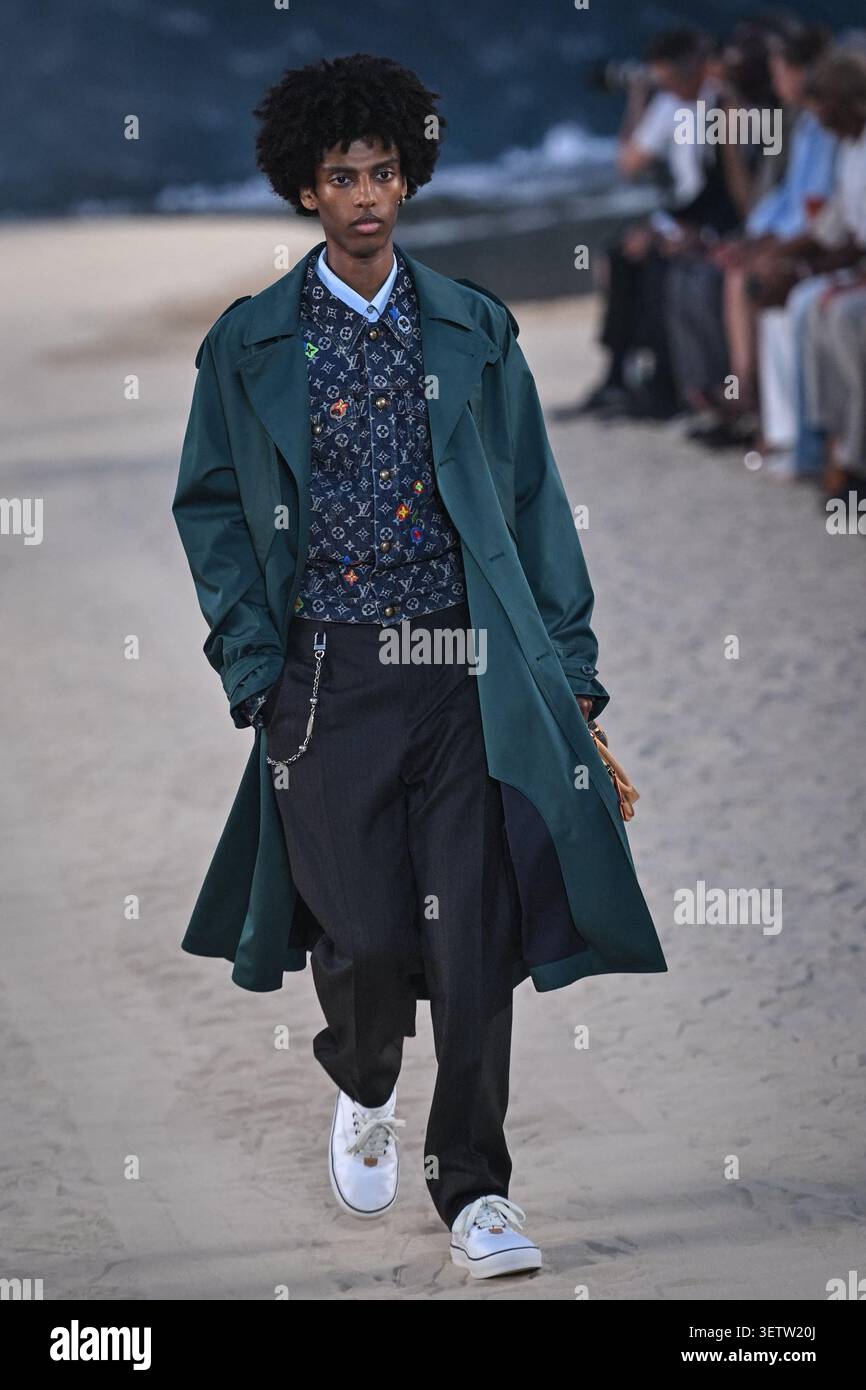A model walks the runway the Spring/Summer 2027 collection by US ...