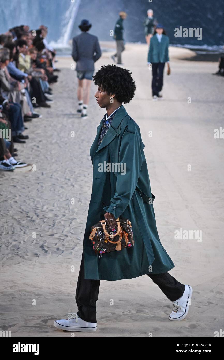 A model walks the runway the Spring/Summer 2027 collection by US ...