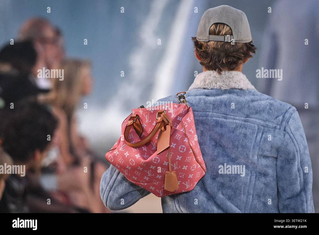 A model walks the runway the Spring/Summer 2027 collection by US ...