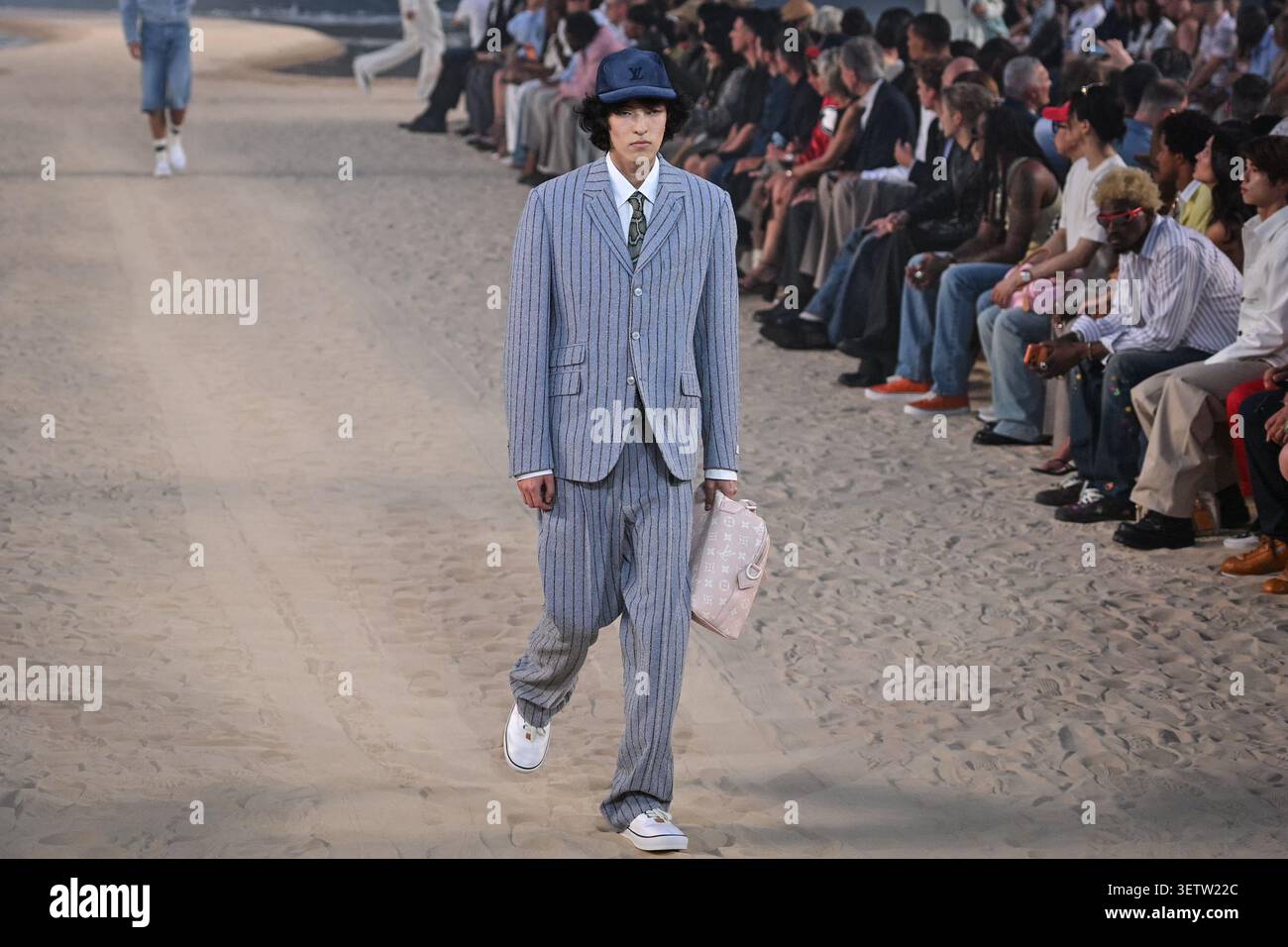 A model walks the runway the Spring/Summer 2027 collection by US ...