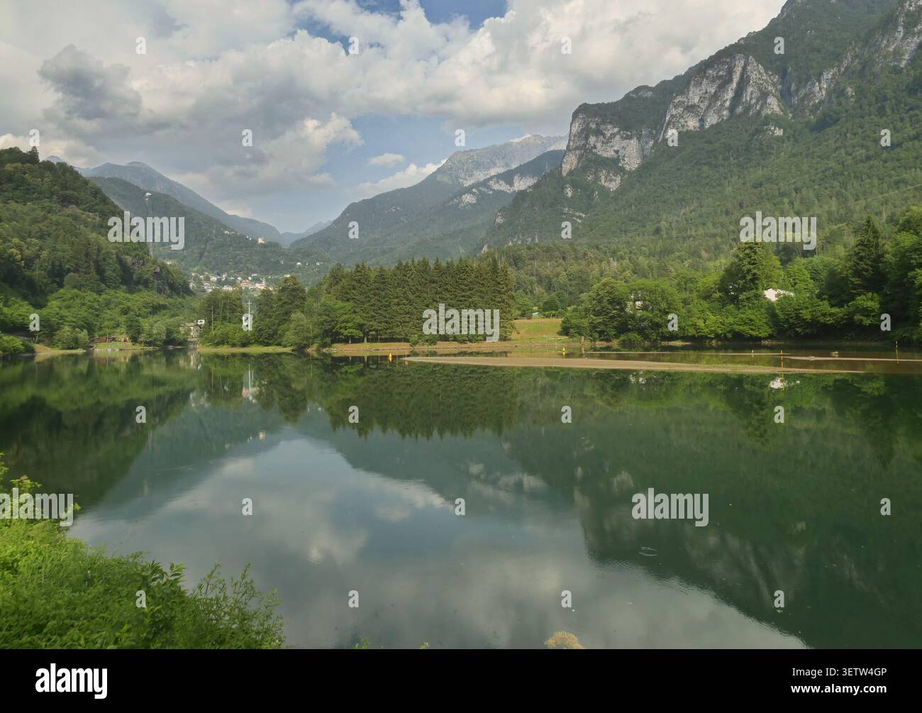 IPA86001032 - The Valnegra reservoir in the Brembana Valley, which is ...