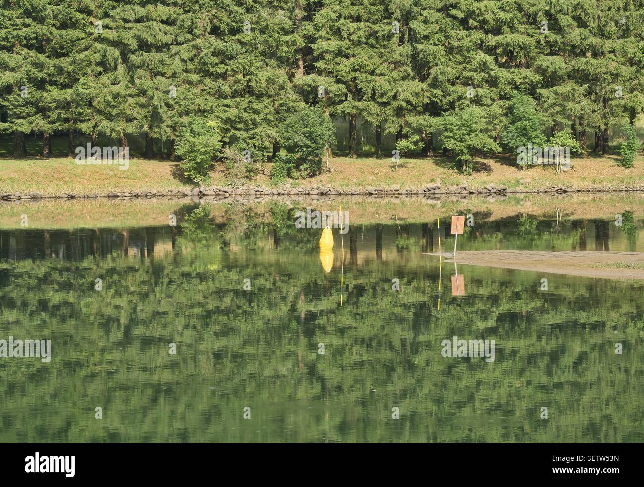 IPA86000745 - The Valnegra reservoir in the Brembana Valley, which is ...