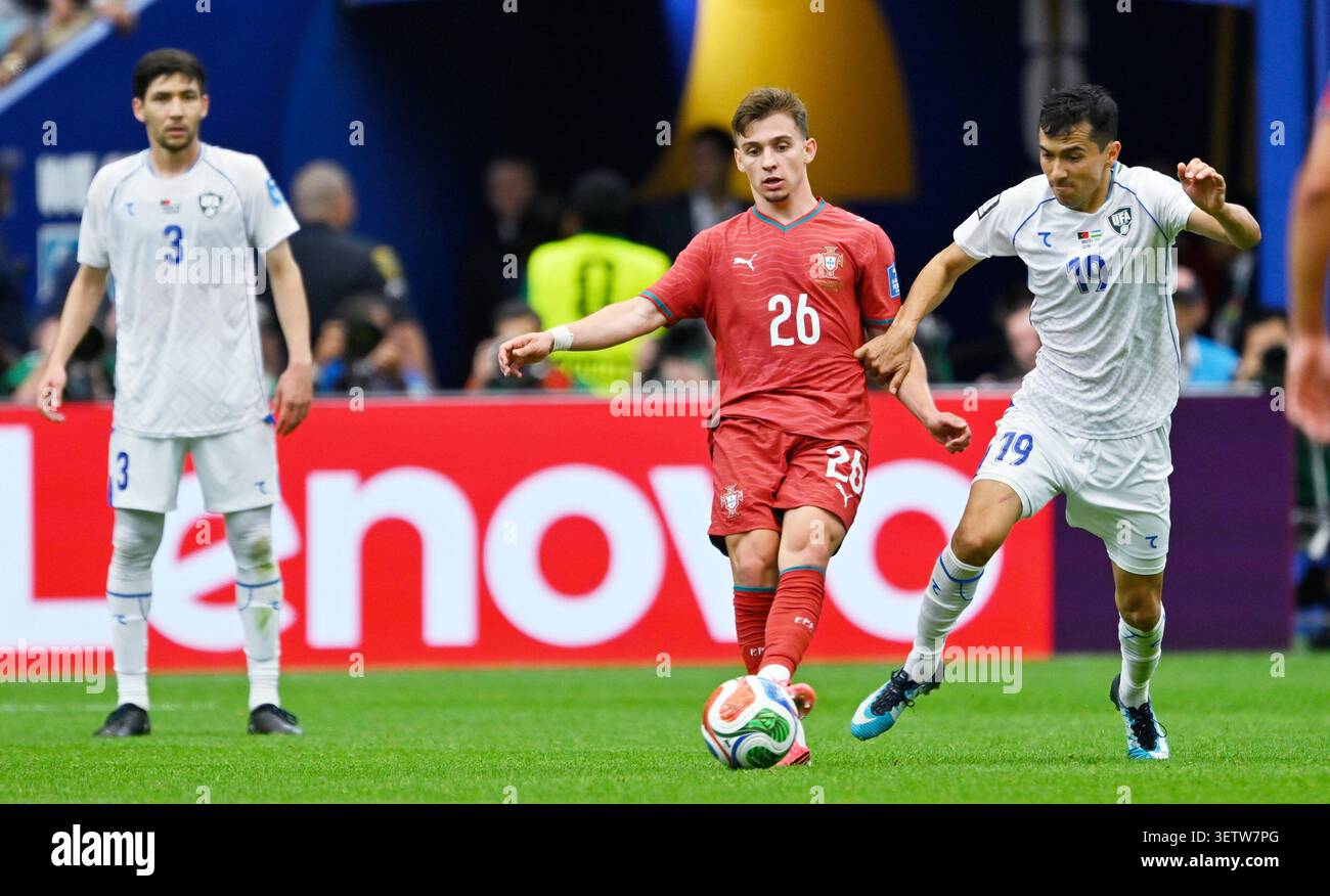 from left: Francisco Conceicao, Azizjon Ganiev (Uzbekistan) Houston ...