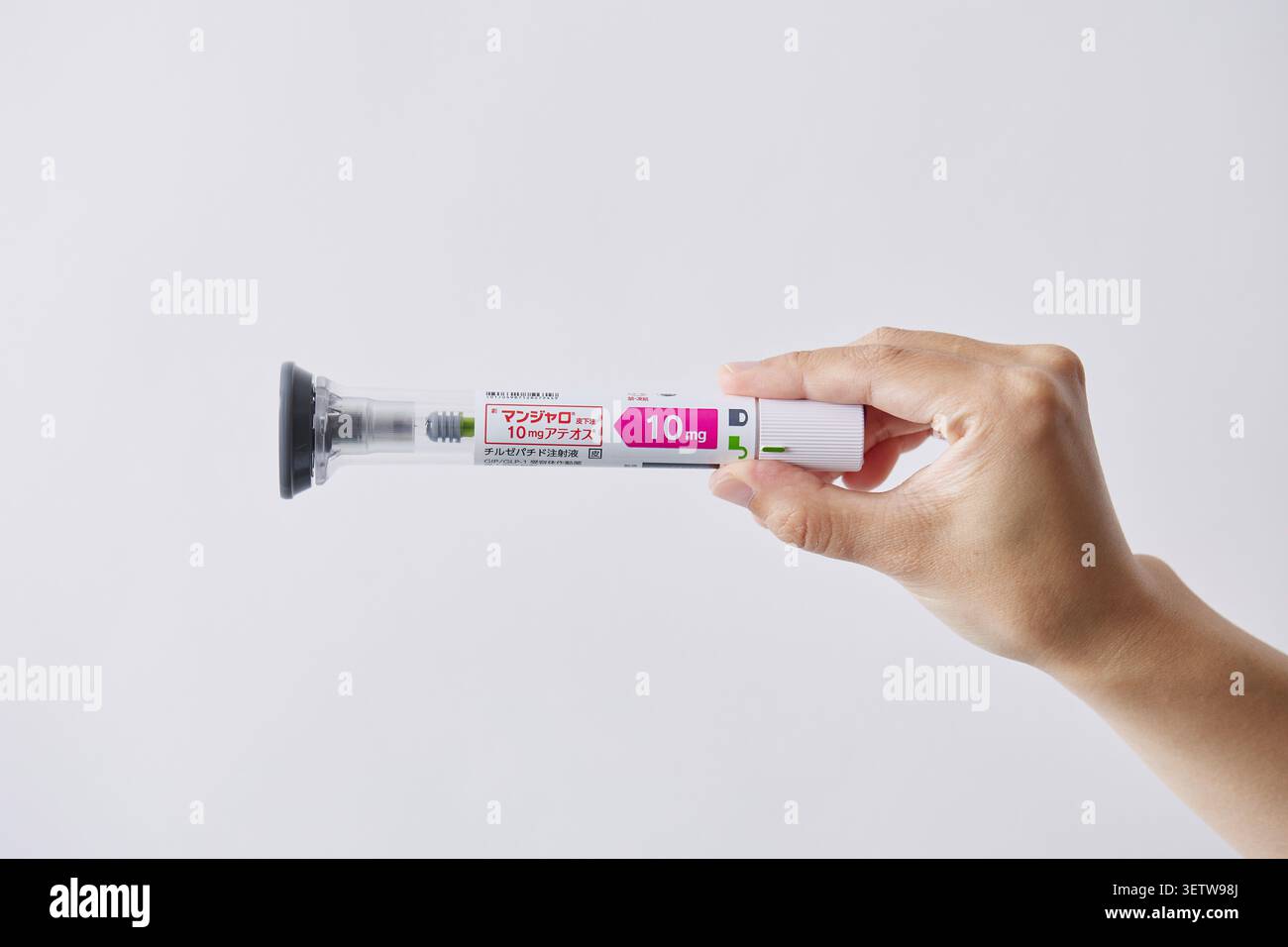 An injection pen of Mounjaro Subcutaneous Injection ATEOS, Eli Lilly's ...