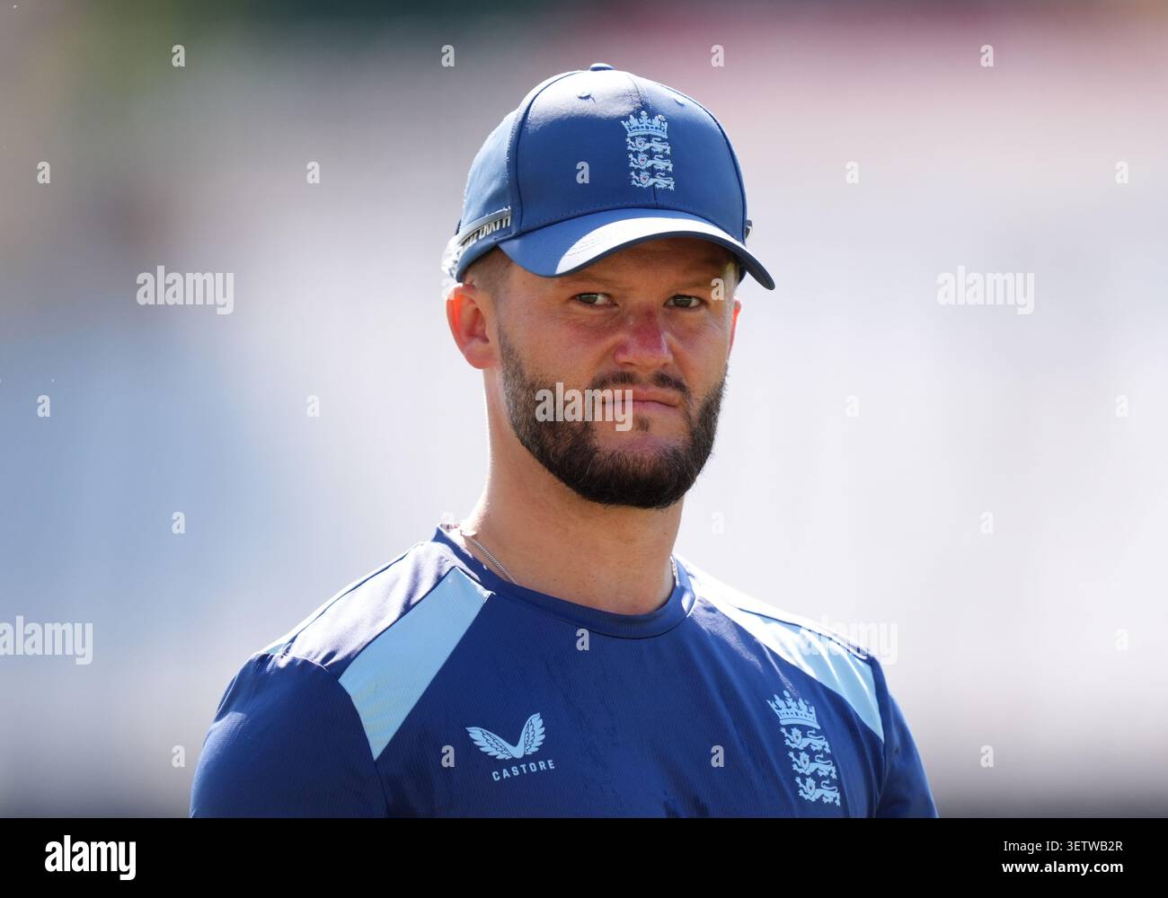 England's Ben Duckett during a nets session at Trent Bridge Cricket ...