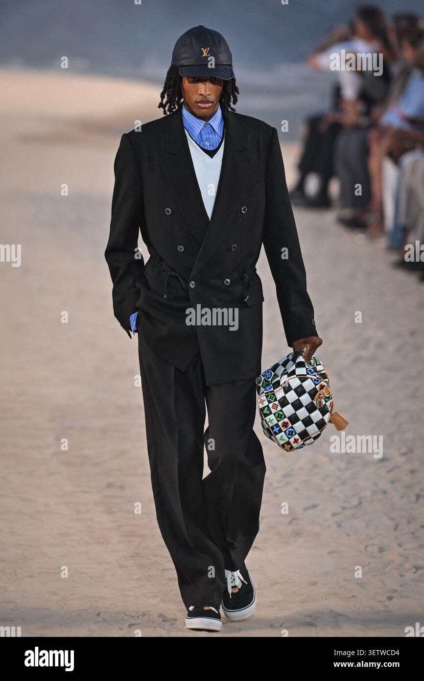 A model walks the runway the Spring/Summer 2027 collection by US ...