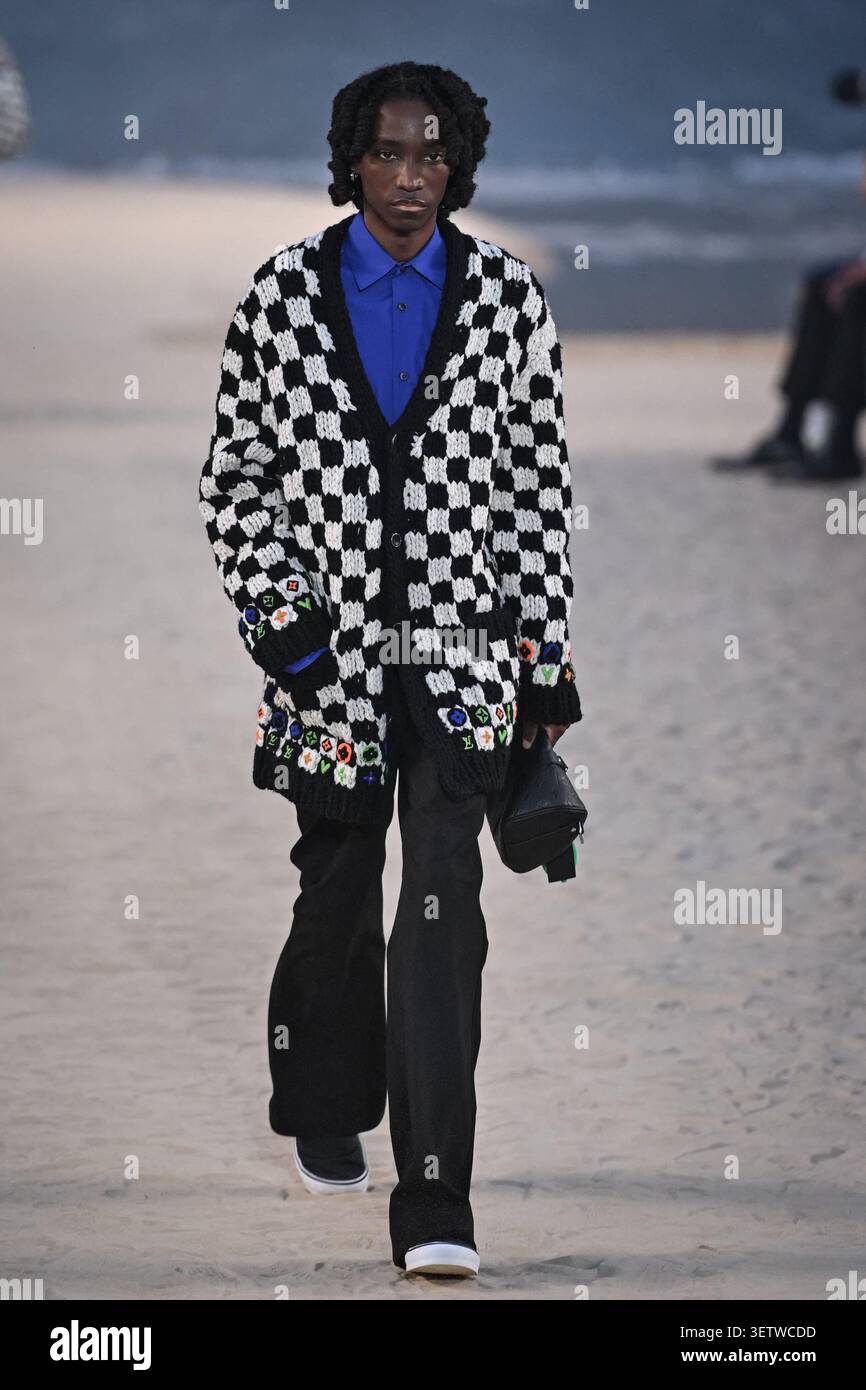 A model walks the runway the Spring/Summer 2027 collection by US ...