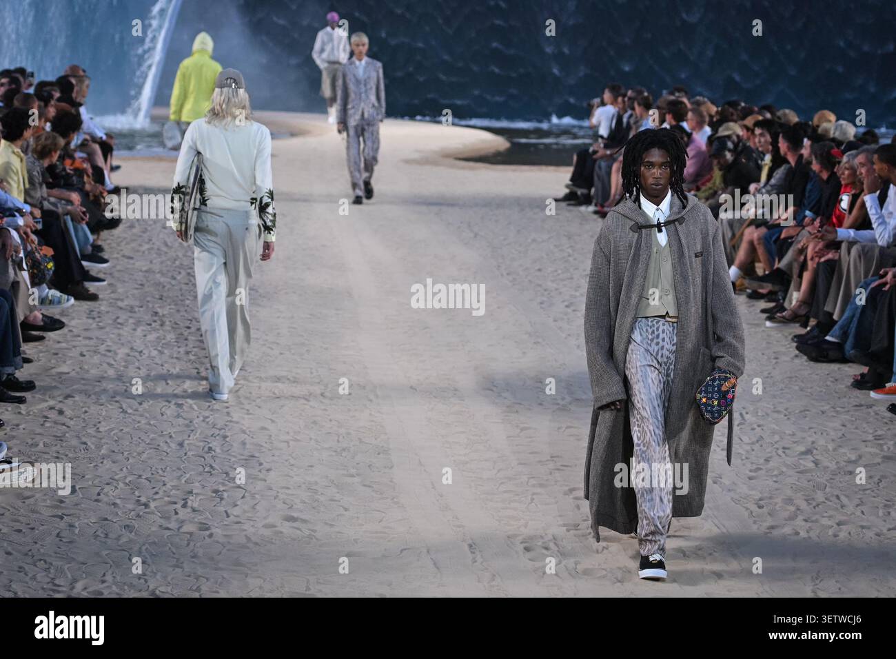 A model walks the runway the Spring/Summer 2027 collection by US ...