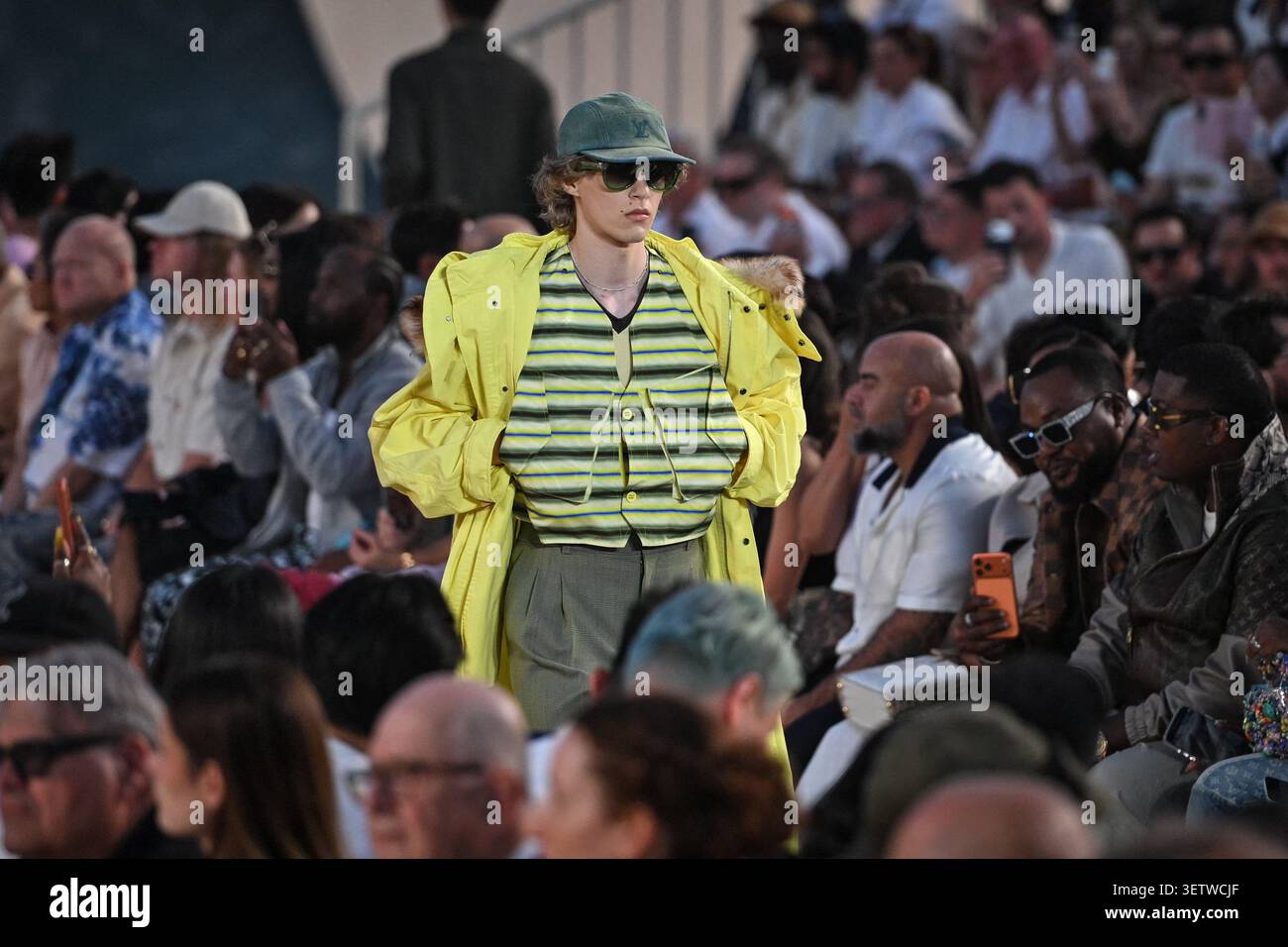 A model walks the runway the Spring/Summer 2027 collection by US ...