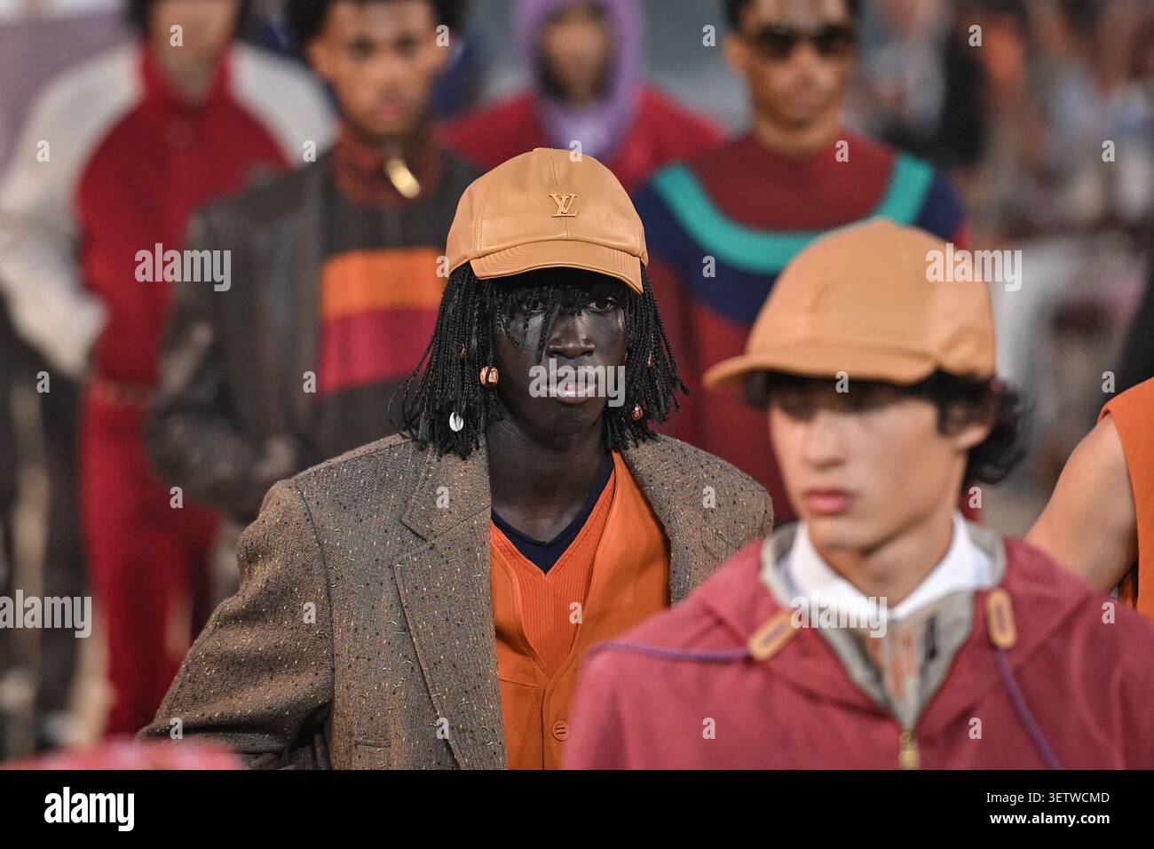 A model walks the runway the Spring/Summer 2027 collection by US ...
