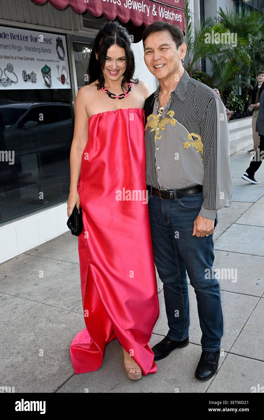 Actress Natasha Blasick and martial artist Don "The Dragon" Wilson ...