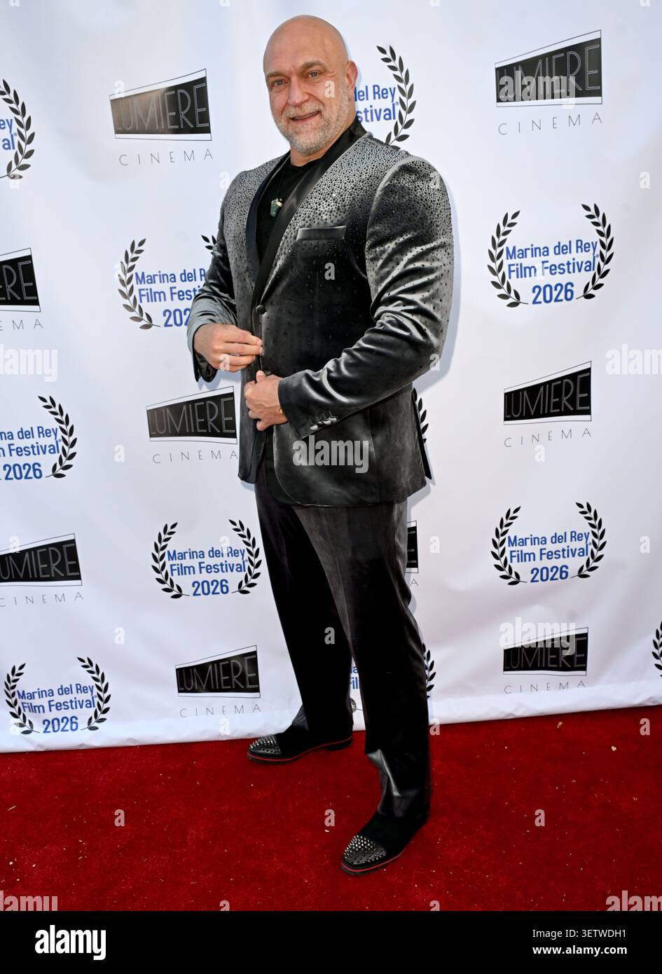 Actor Landon Brittain attends "American Spark" held at Lumiere Music ...