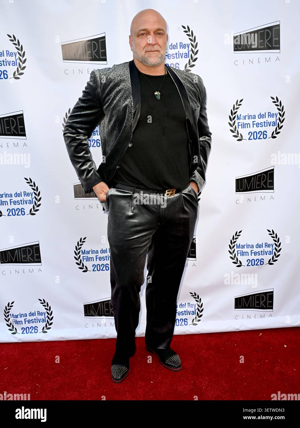 Actor Landon Brittain attends "American Spark" held at Lumiere Music ...