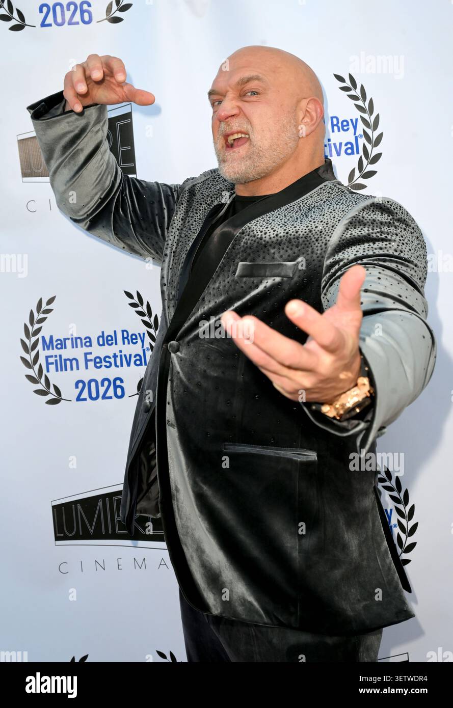 Actor Landon Brittain attends "American Spark" held at Lumiere Music ...