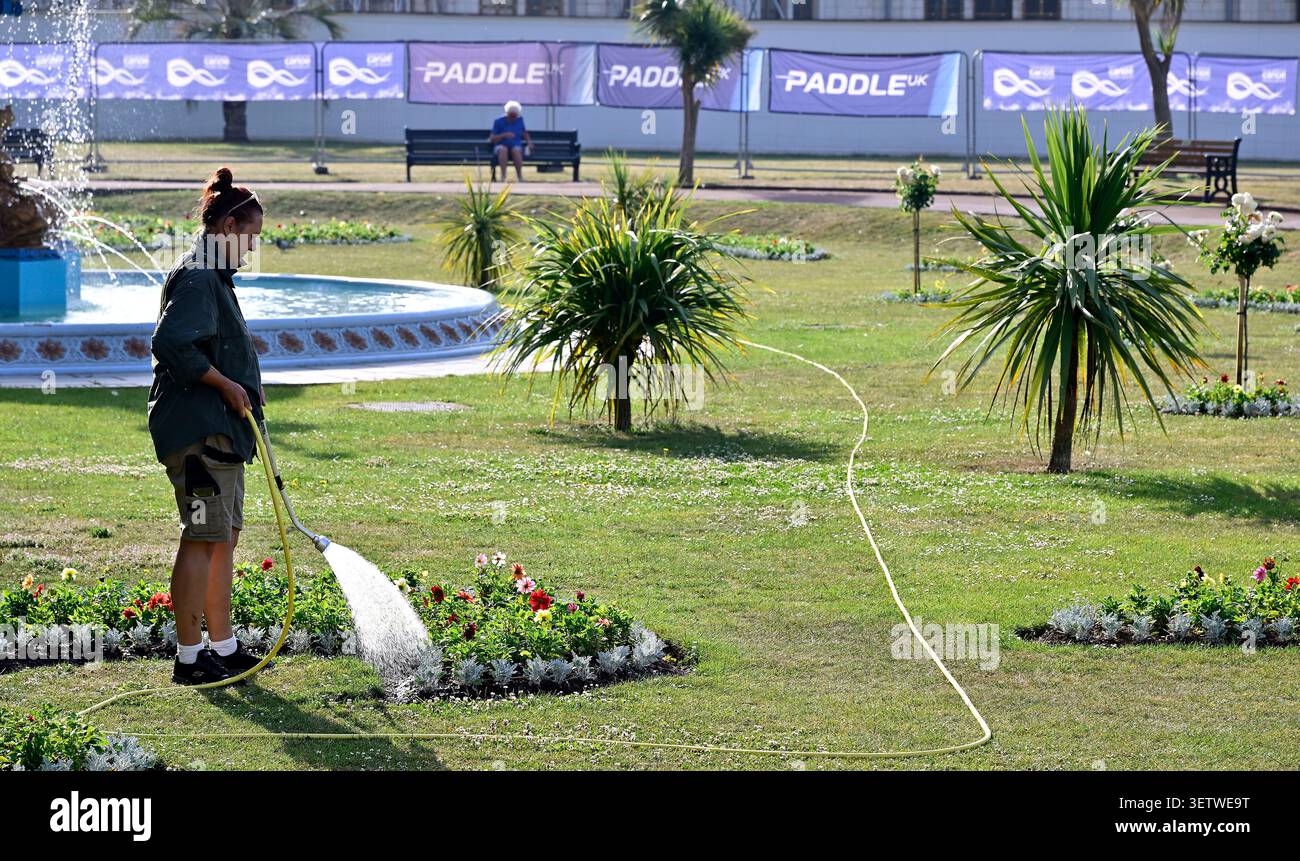 Torquay. United Kingdom. 24 June 2026. Hottest day of the year. Torre ...