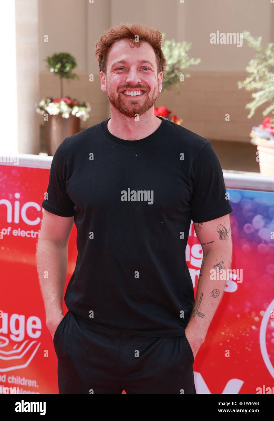 Sam Thomposon seen attending the TRIC Awards 2026 at Grosvenor House in ...