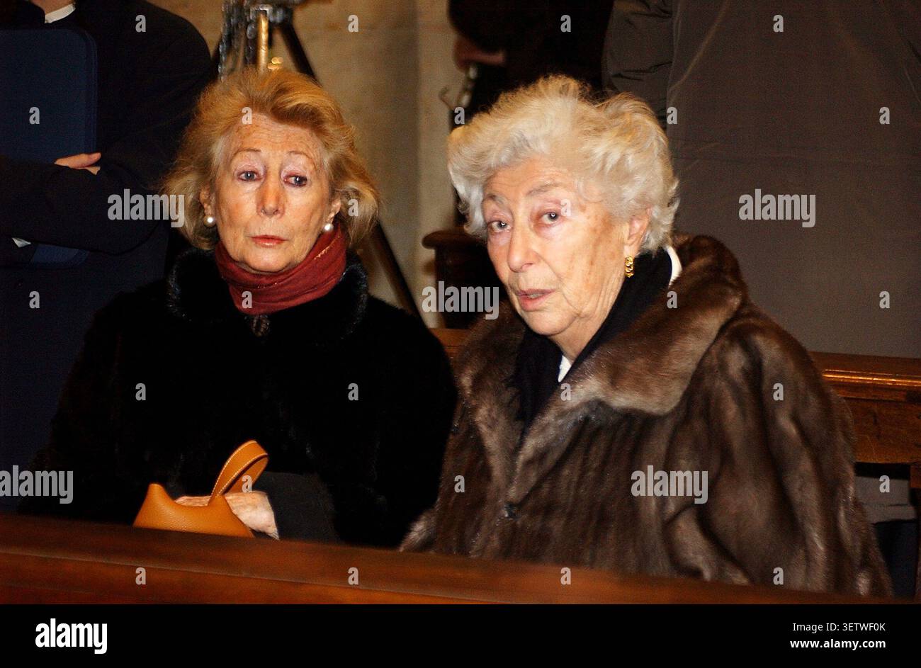 ©LaPresse Varie Torino 26-01-2003 Funerali Gianni Agnelli Nella foto ...