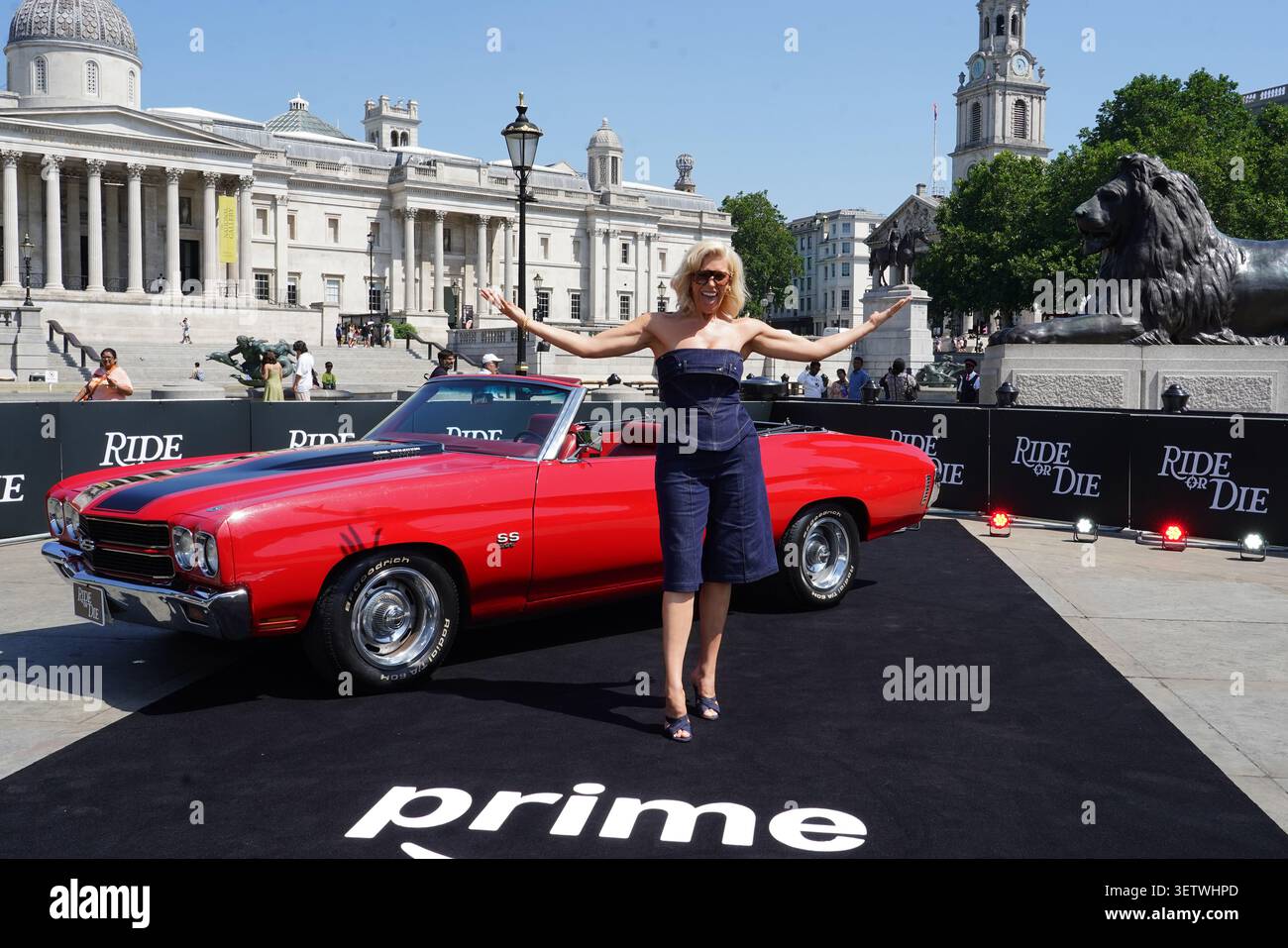 Hannah Waddingham during a photocall for Ride Or Die, in Trafalgar ...