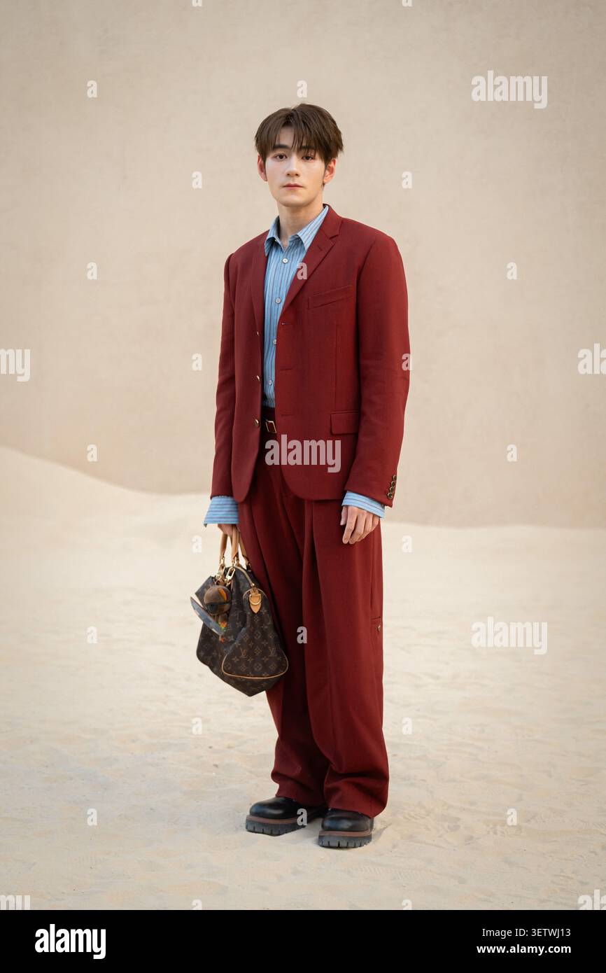 Jeffrey Nga attends the Louis Vuitton show during Paris Fashion Week ...