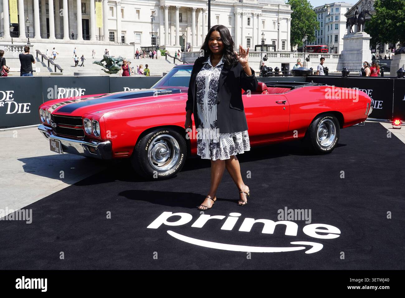 Octavia Spencer during a photocall for Ride Or Die, in Trafalgar Square ...