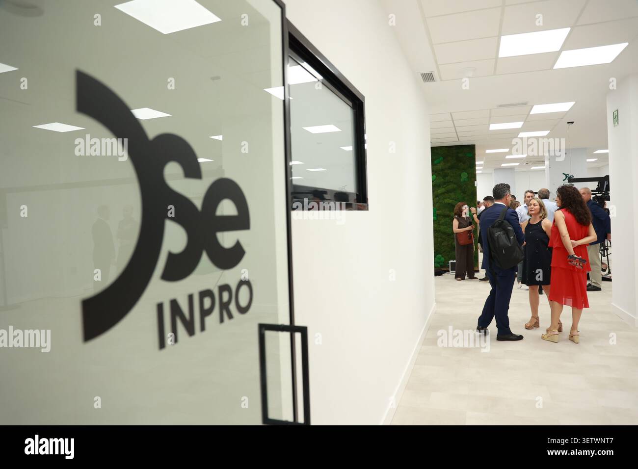 A photograph of the new offices of the Seville Provincial IT Society ...