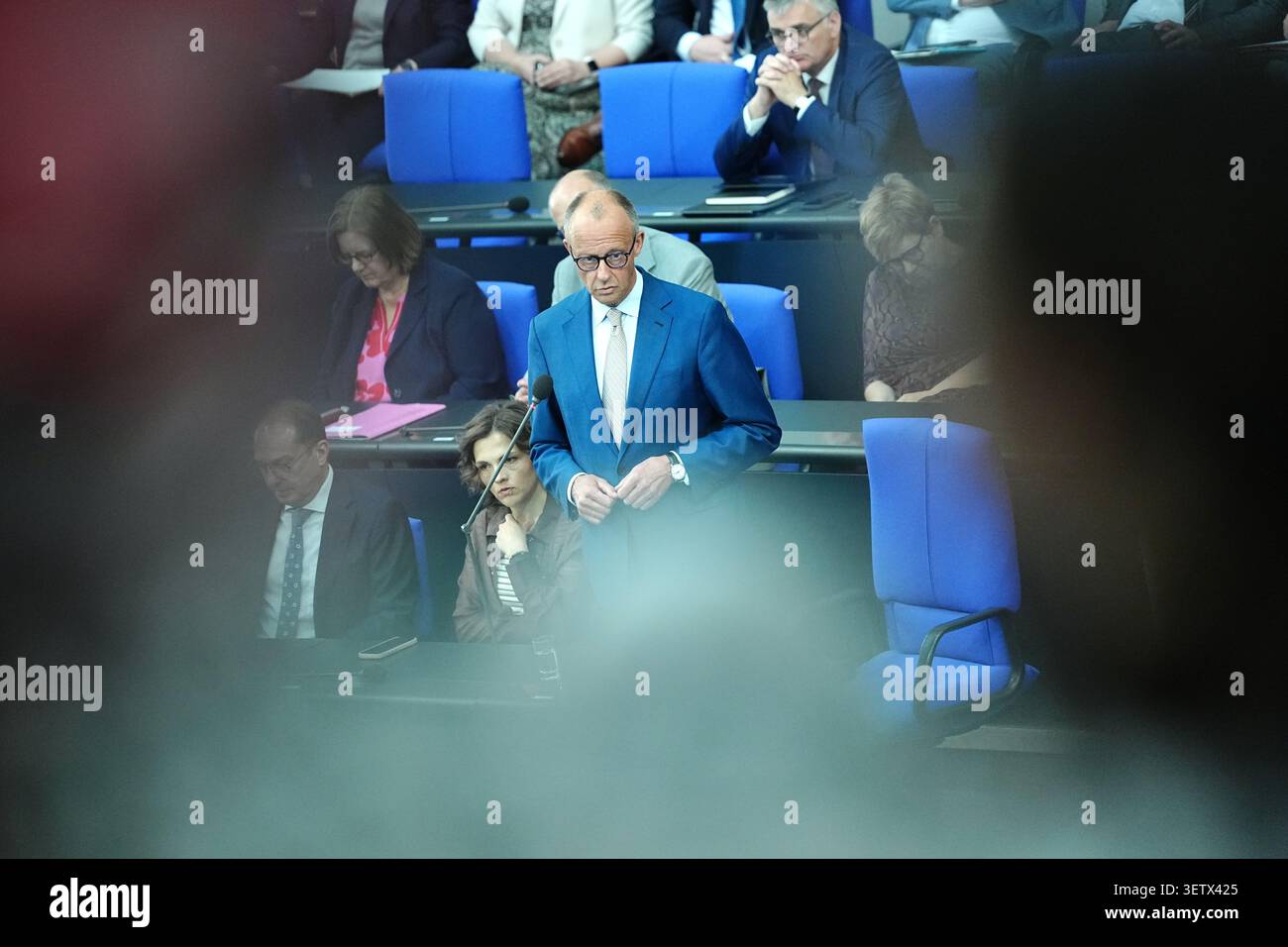 24 June 2026, Berlin: Chancellor Friedrich Merz (CDU) speaks during the ...