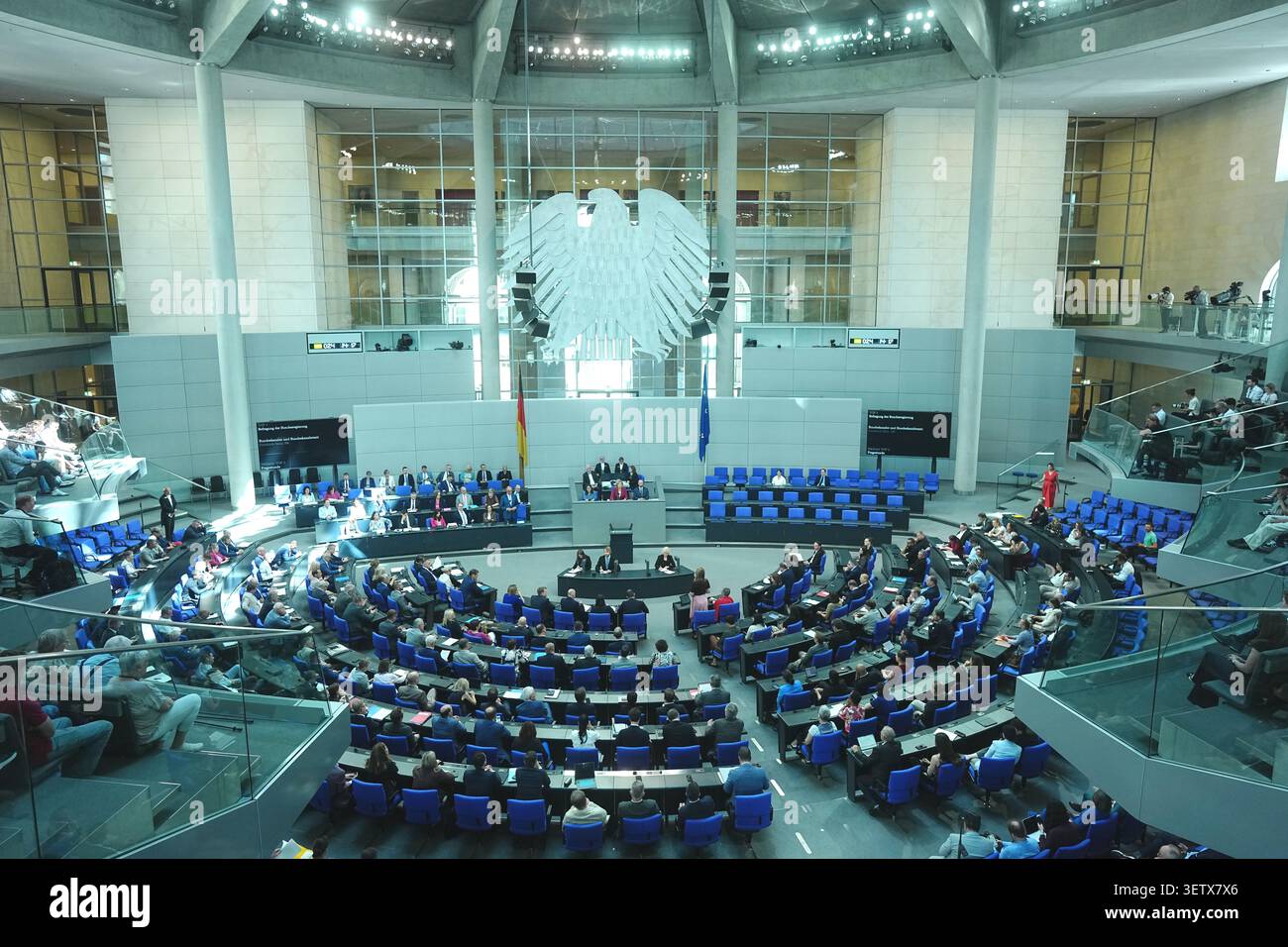 24 June 2026, Berlin: Chancellor Friedrich Merz (CDU) speaks during the ...