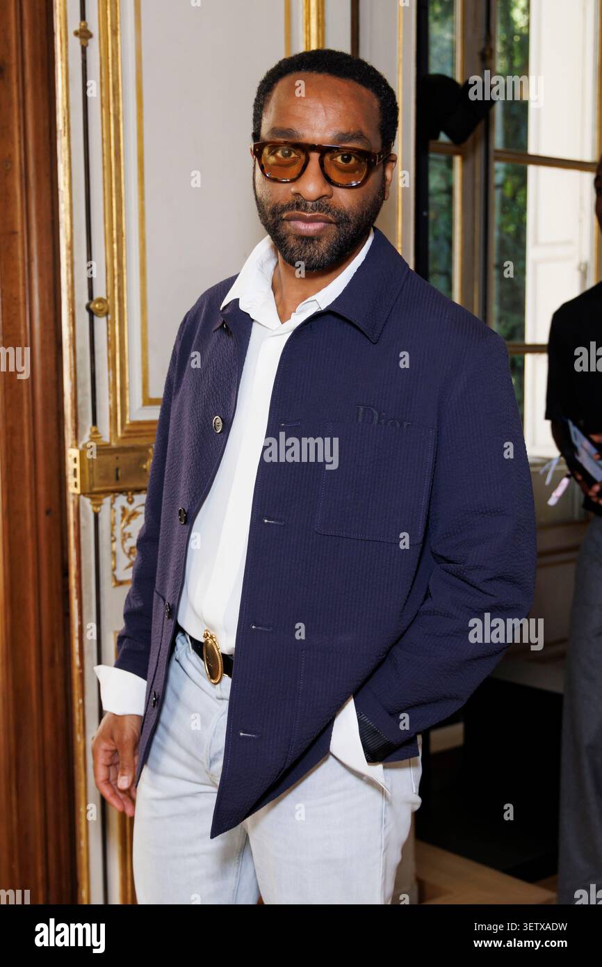 Chiwetel Ejiofor attends DIOR Menswear Spring-Summer 2027 runway during ...