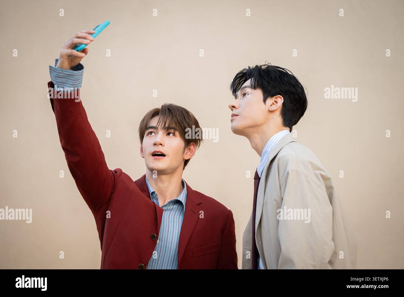 Jeffrey Ngai and Gong Jun attend the Louis Vuitton show during Paris ...