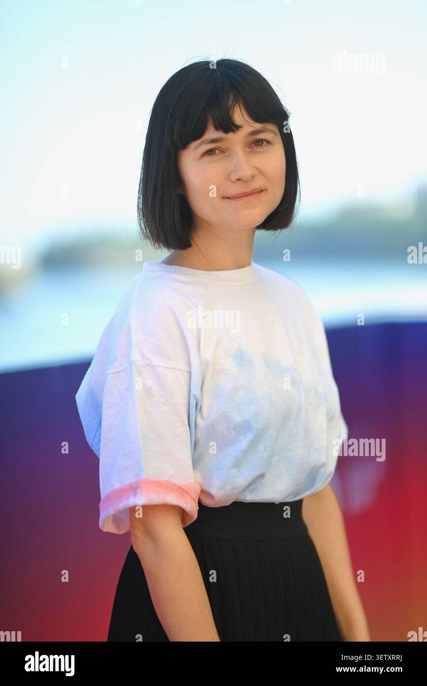 Nastia Korika attends a photocall during Day Two Of the 4th Nouvelles ...