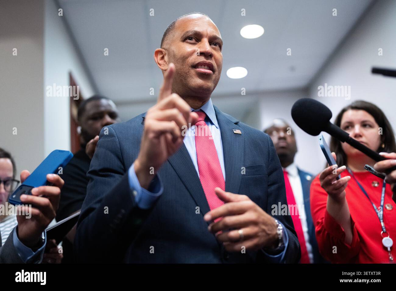 UNITED STATES - JUNE 24: House Minority Leader Hakeem Jeffries, D-N.Y ...
