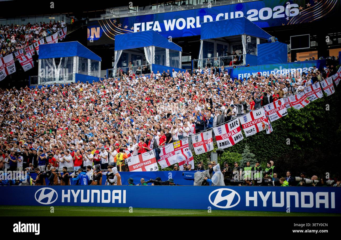Boston, USA 23rd Jun 2026. England Fans England - Ghana World Cup ...