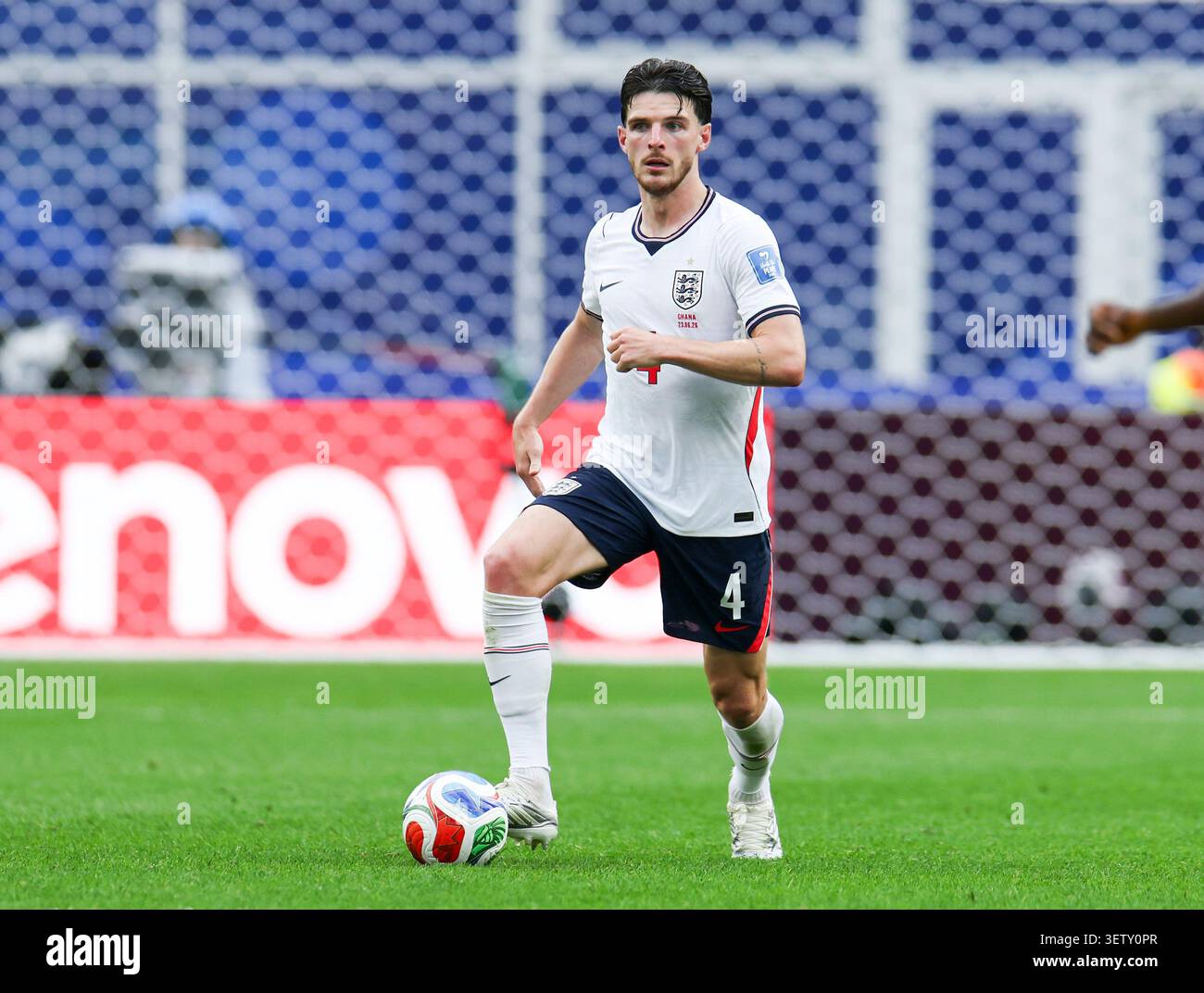 England midfielder Declan Rice (4) England midfielder Declan Rice (4 ...