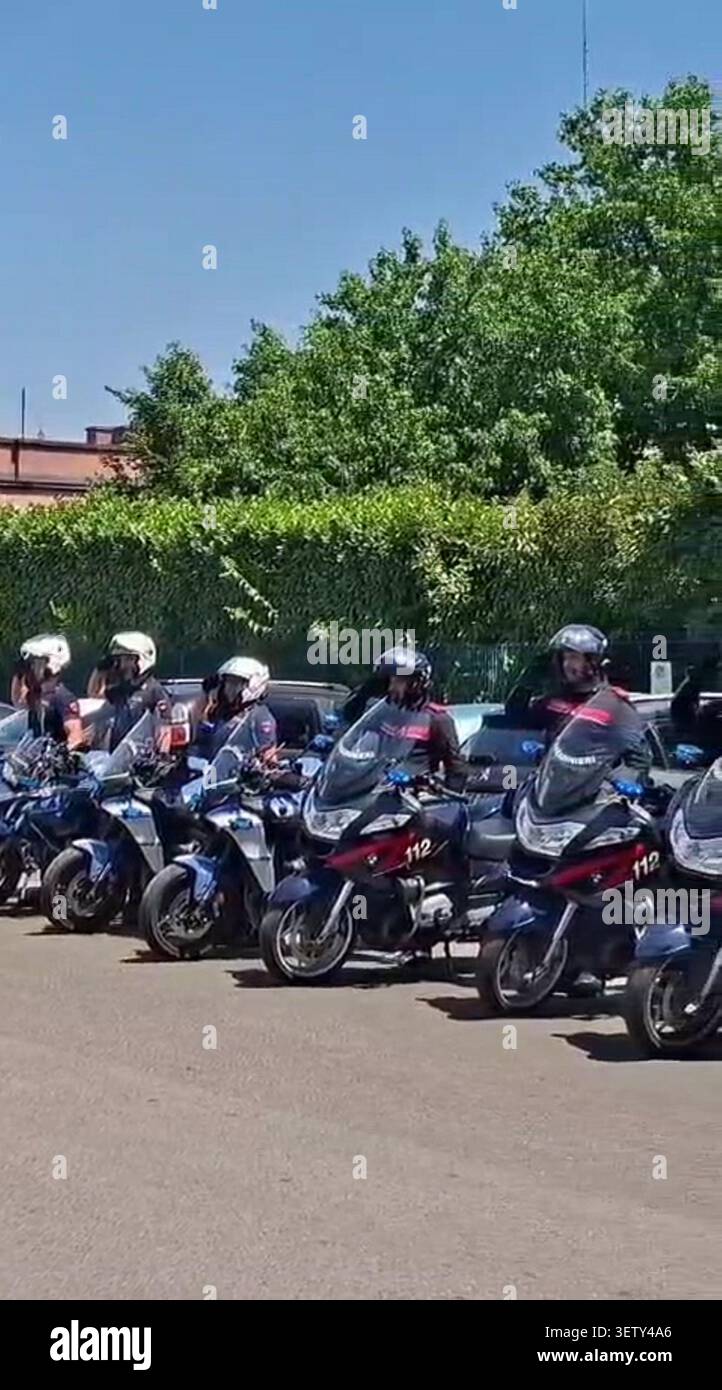 IPA86015007 - Milan: Law enforcement officers pay their respects in ...