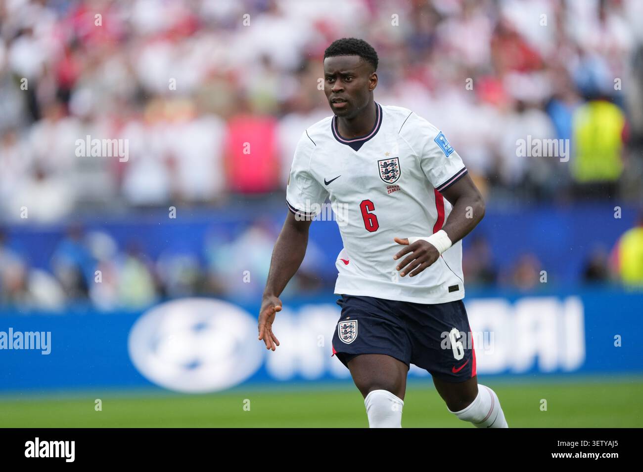 England's Marc Guehi (6) runs into position during the World Cup Group ...