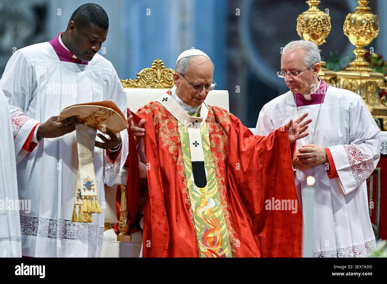 IPA86214911 - Italy, Rome, Vatican, June 29, 2026 Pope Leo XIV presides ...