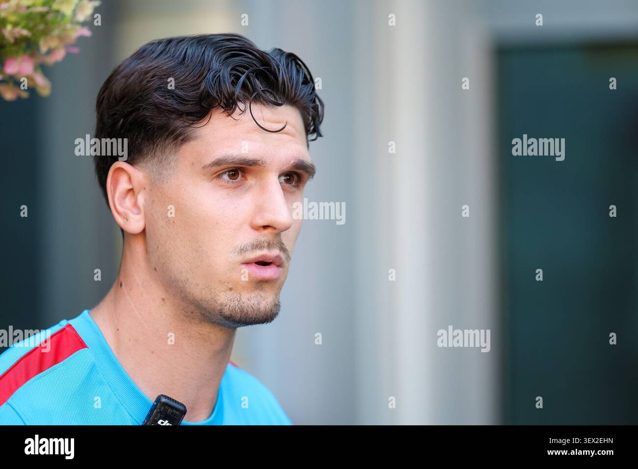 Igor Matanovic of Croatia speaks to the media during a press conference ...