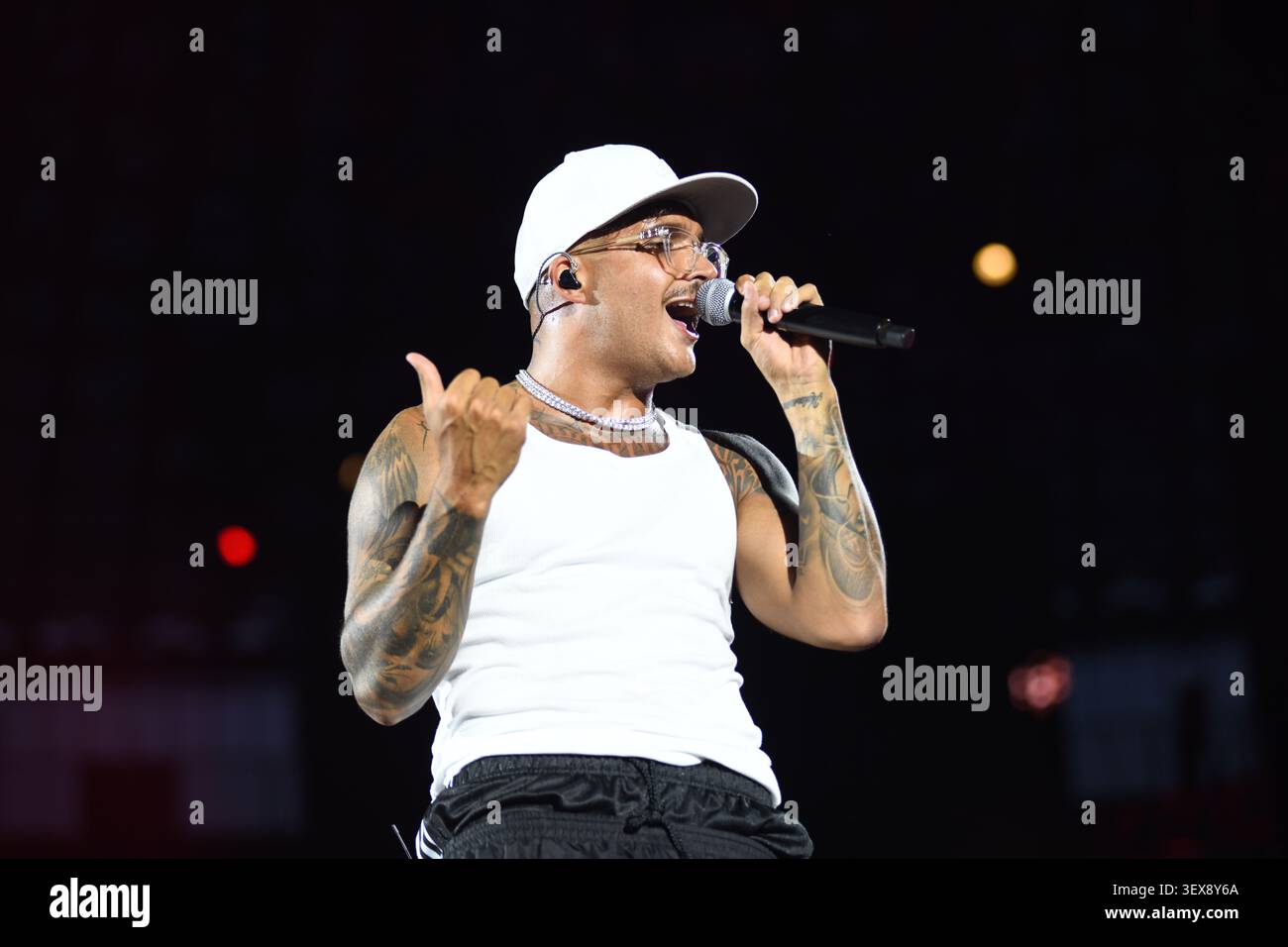 6/28/2026 Italian rapper Emanuele Palumbo, known professionally as ...